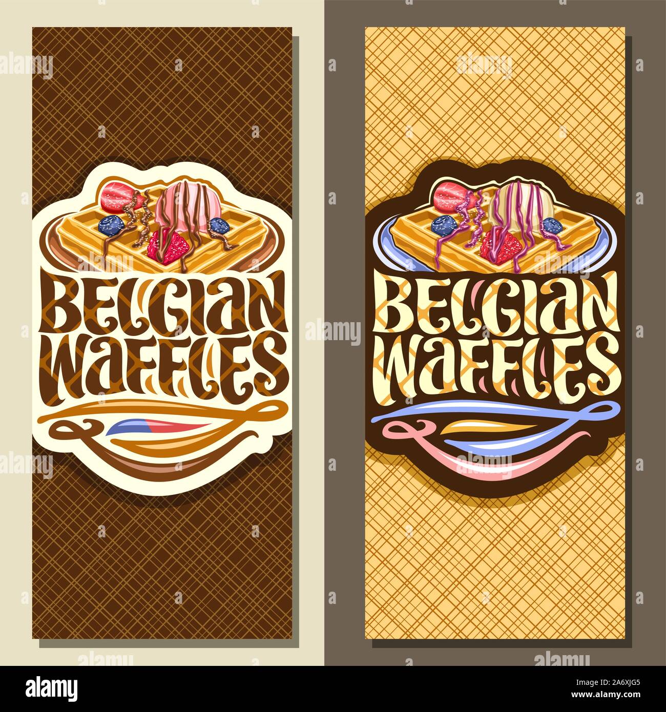 Original ice cream Stock Vector Images - Alamy