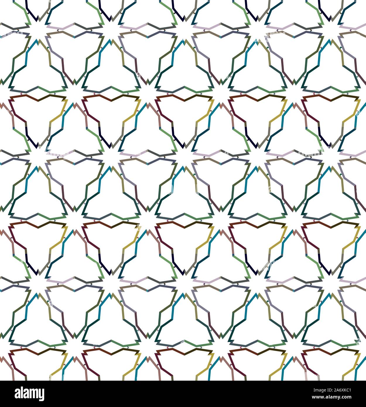 Geometric ornamental vector pattern. Seamless design texture Stock ...