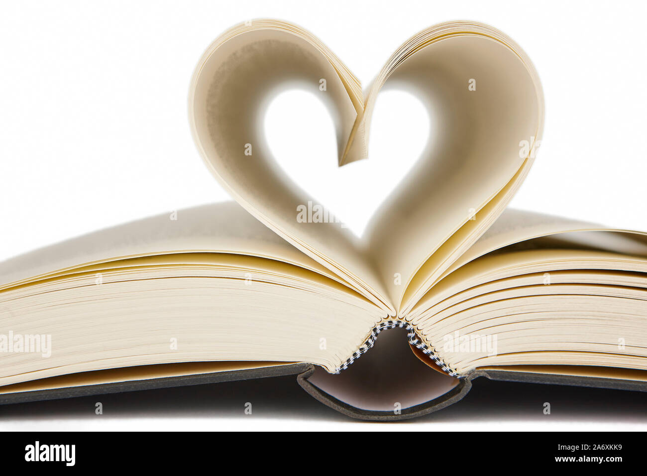 Real Open Book Heart