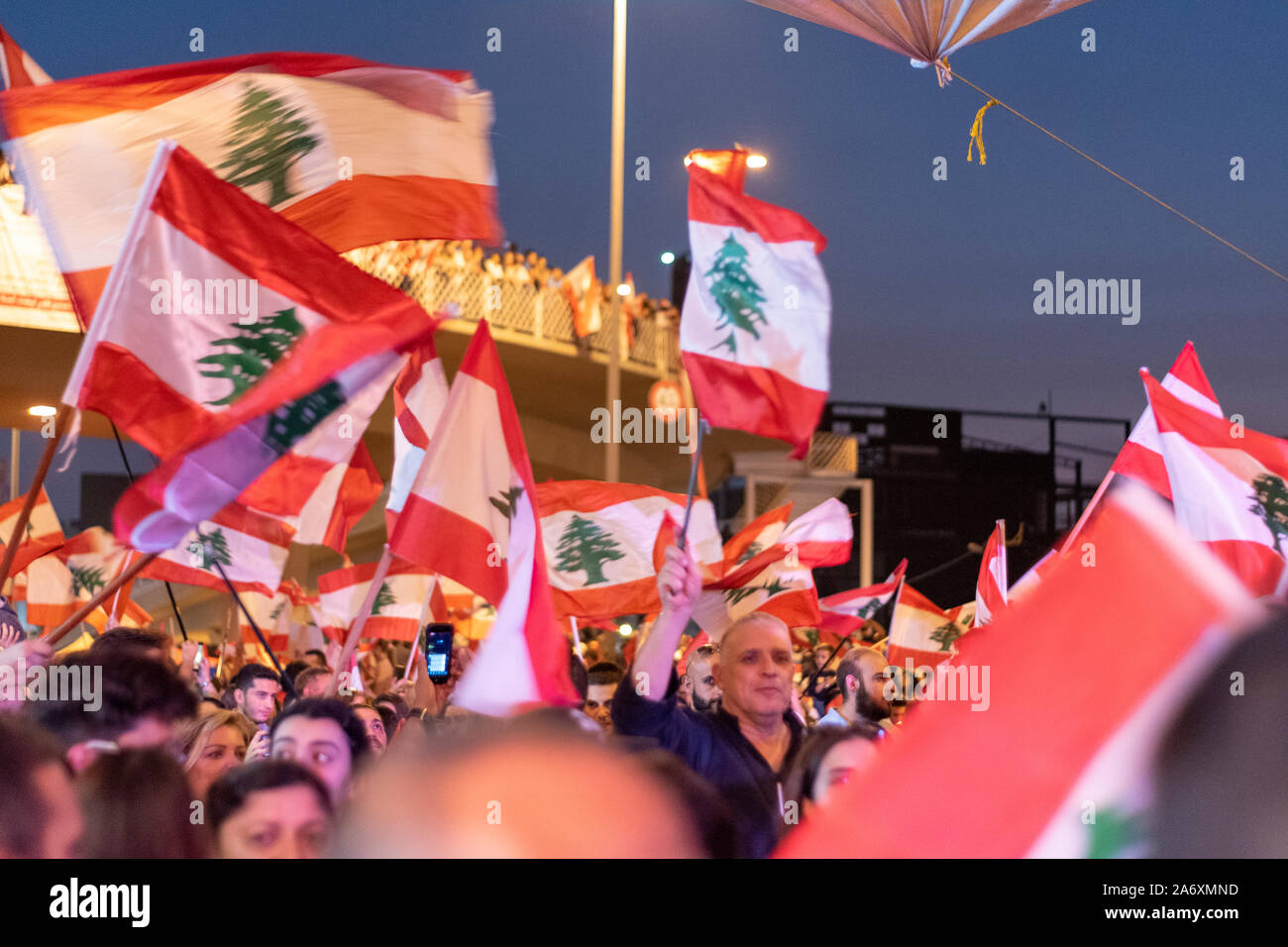 Beirut, Beirut / Lebanon - October 20 2019: Beirut revolution Stock ...