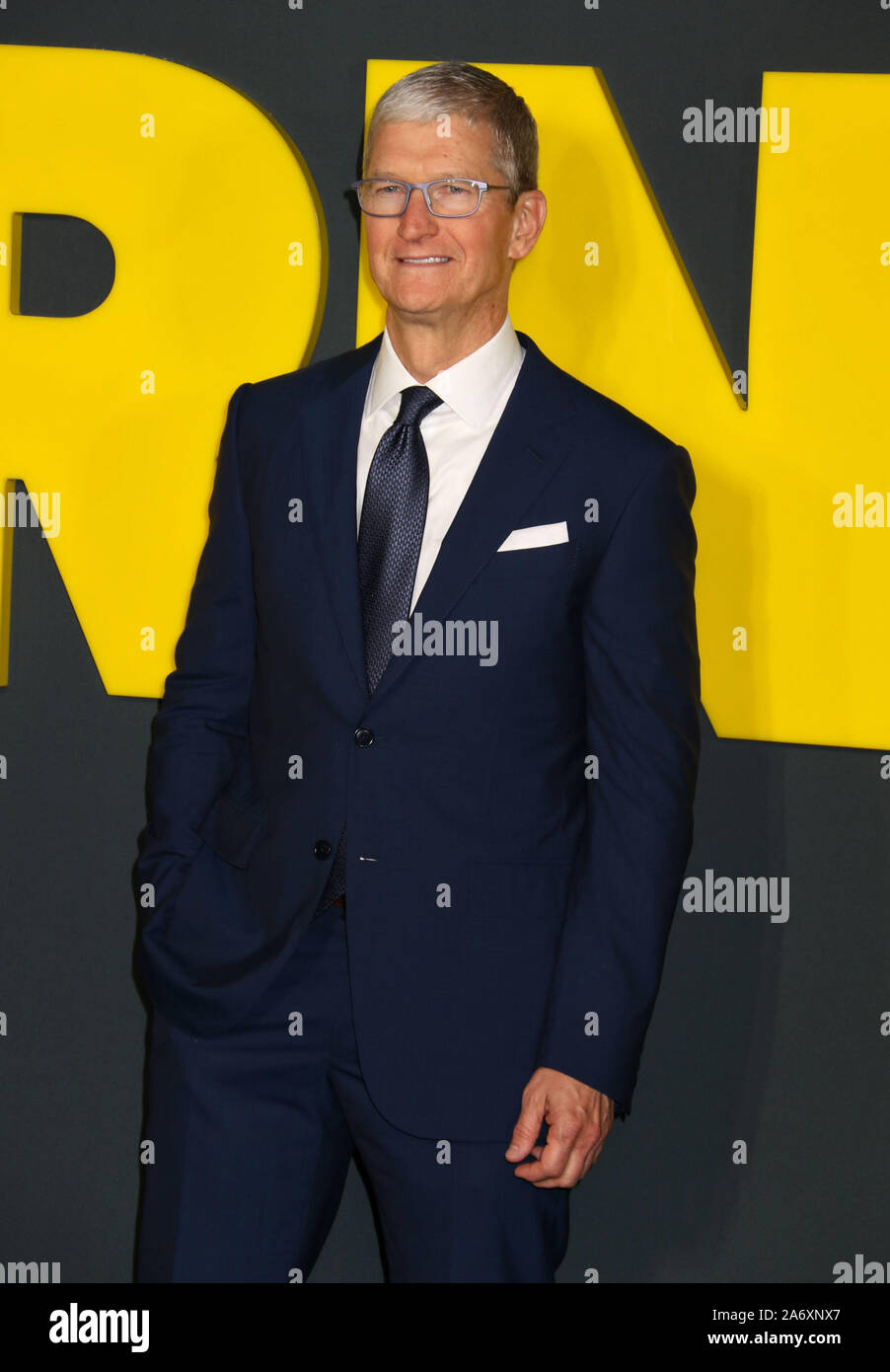 October 28, 2019, New York, New York, USA: Apple CEO, TIM COOK attends ...