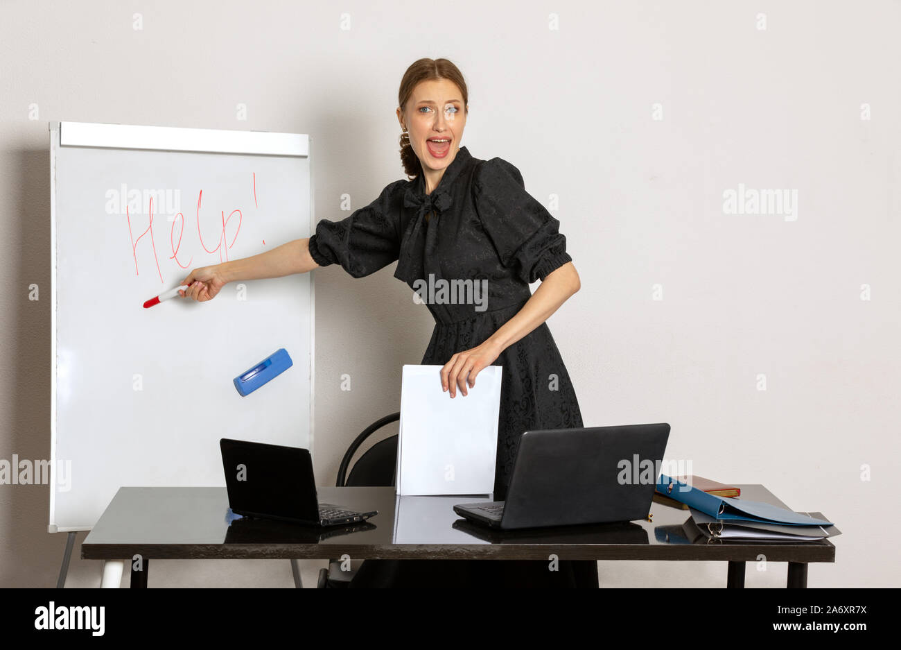 Lecturer help student office hi-res stock photography and images - Alamy