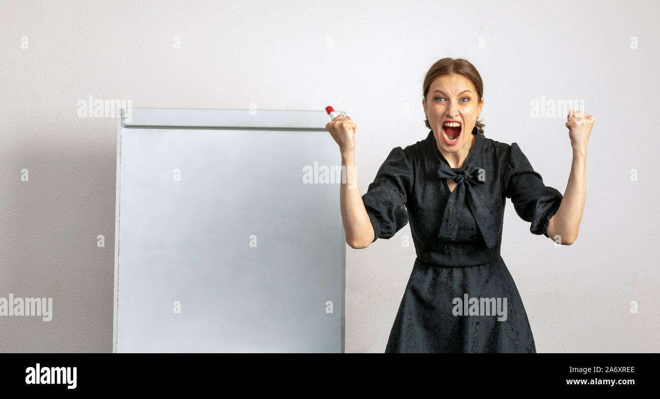 Angry teacher hi-res stock photography and images - Alamy