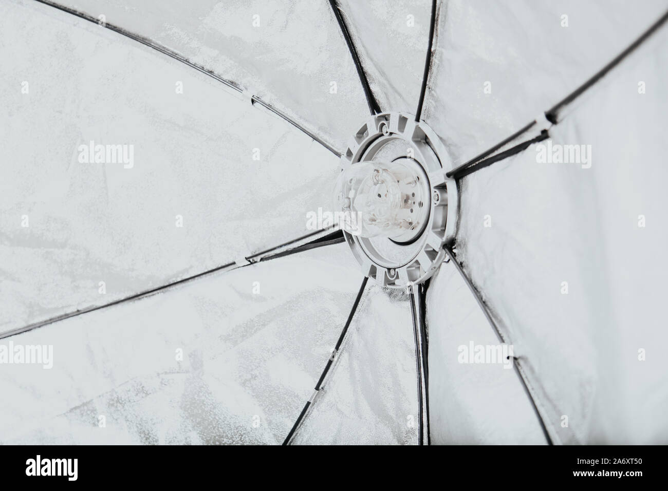 Flash on a white background in the Photo Studio equipment Stock Photo ...