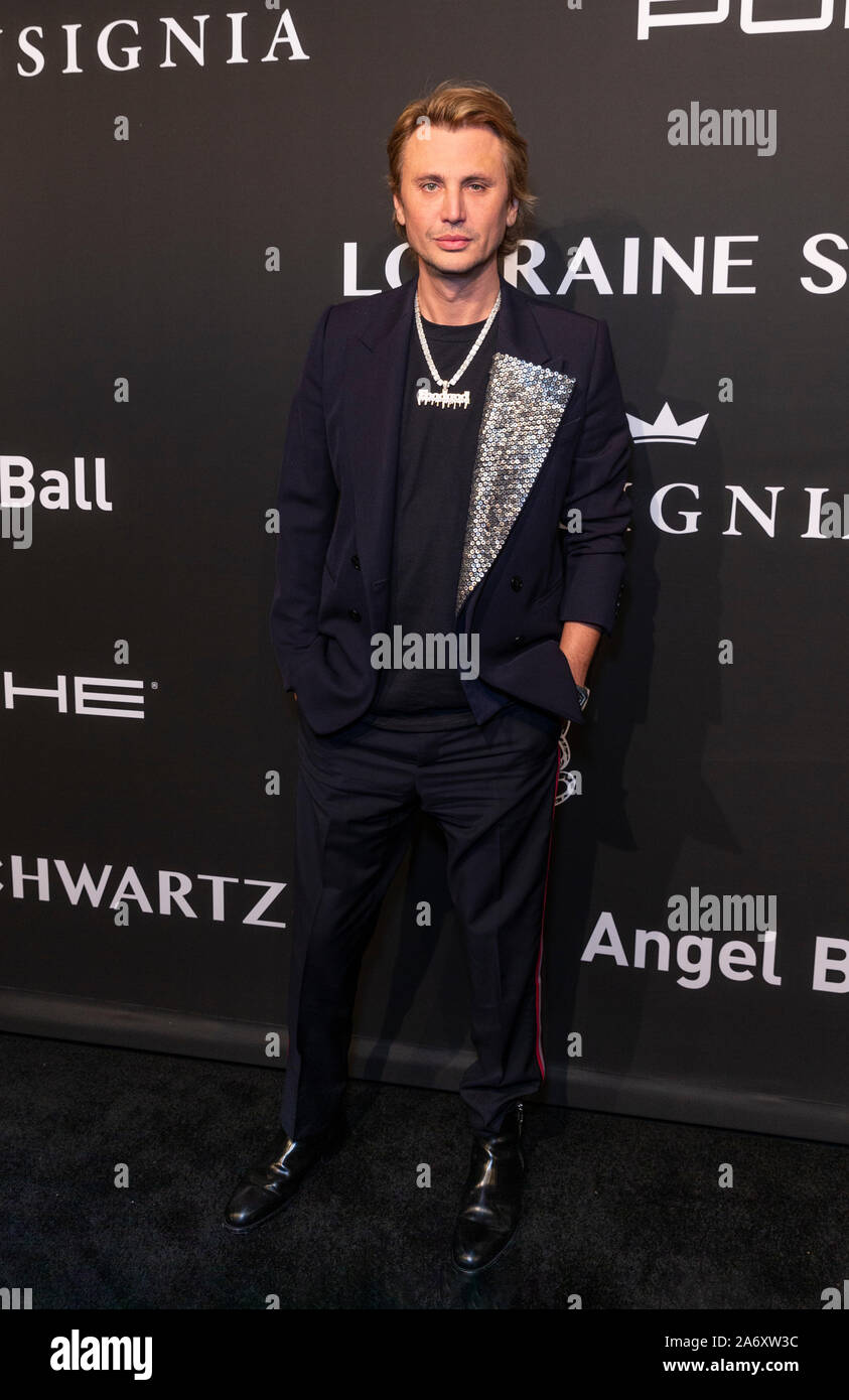 New York, NY - October 28, 2019: Foodgod Jonathan Cheban attends Angel ...