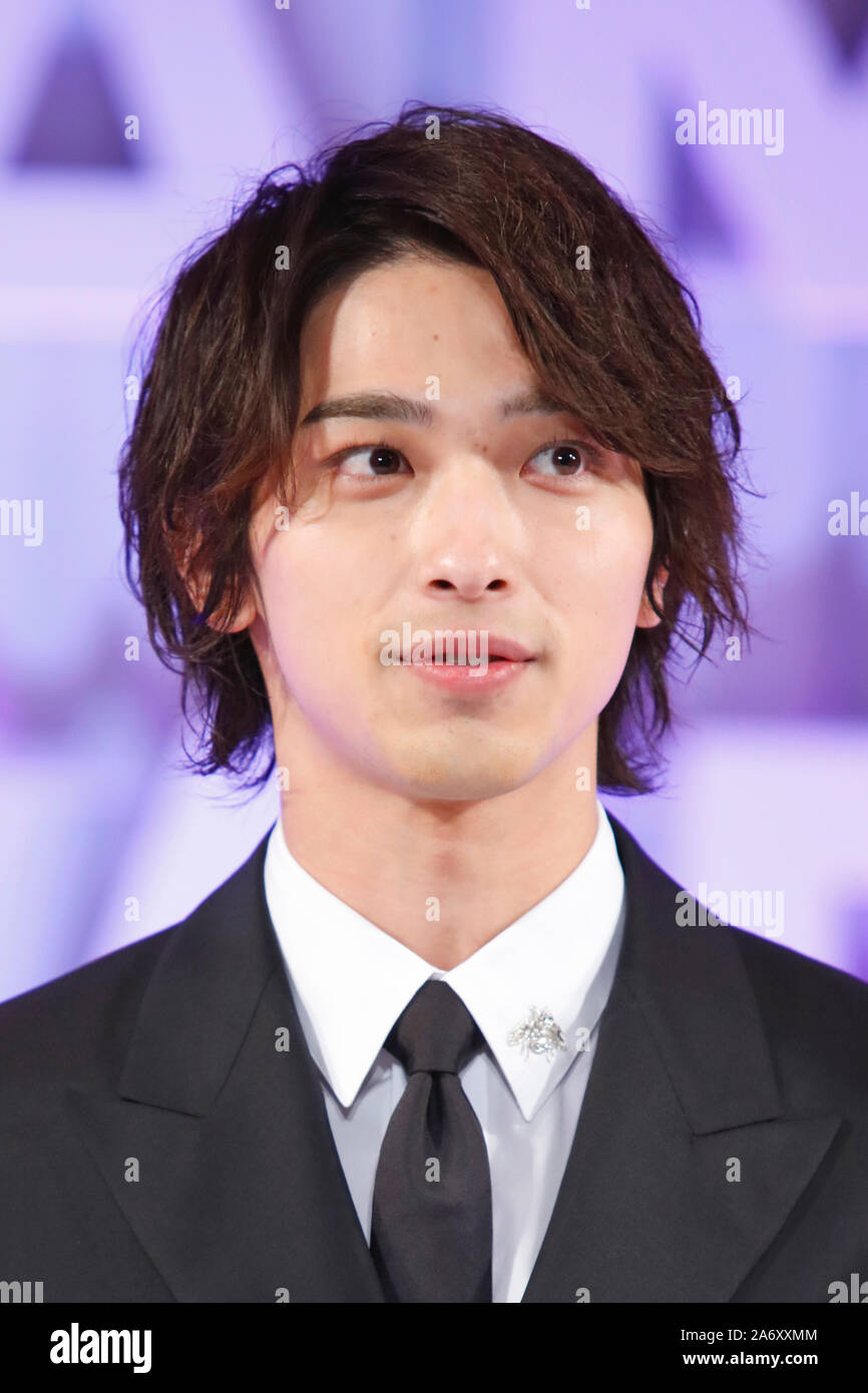 Tokyo, Japan. 28th Oct, 2019. Japanese actor Ryusei Yokohama attends ...