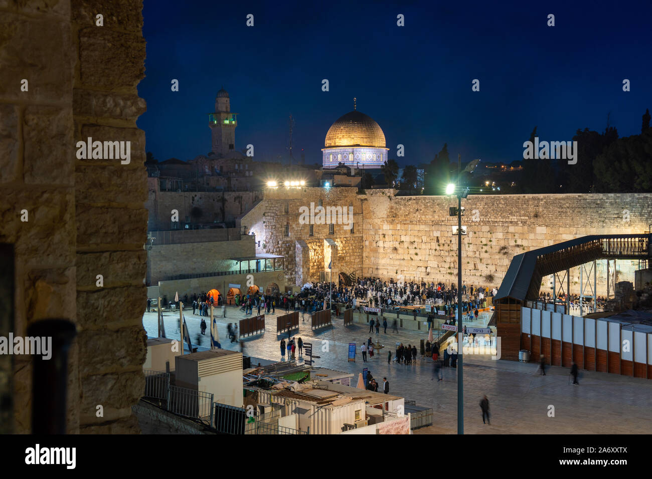 Jerusalem skyline night hi-res stock photography and images - Alamy