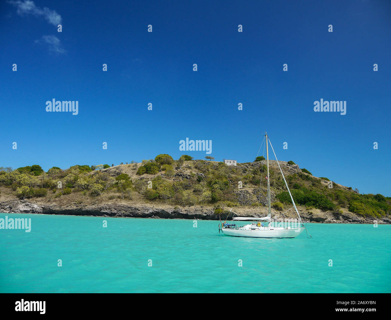 Deep Bay, Antigua & Barbuda, Caribbean Sea Stock Photo - Alamy