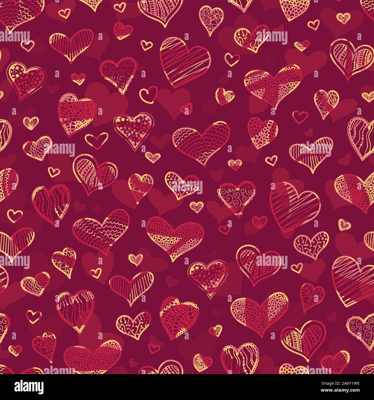 Valentines hearts pattern hi-res stock photography and images - Alamy