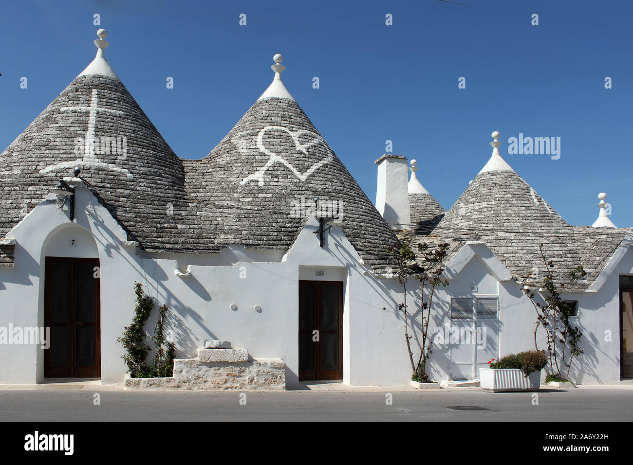 Italy, Apulia, Alberobello trulli Stock Photo - Alamy