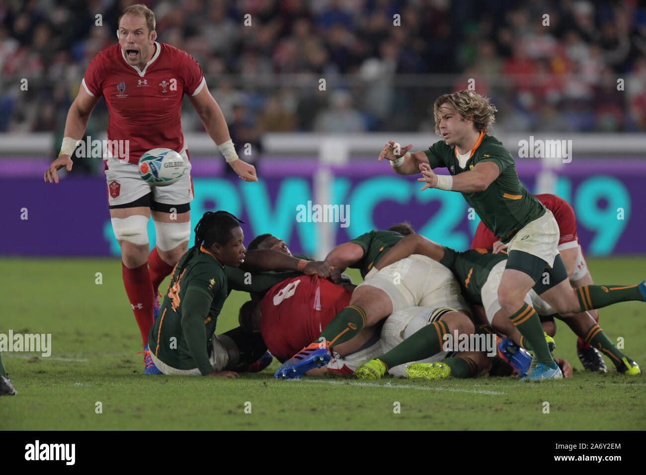 Faf de Klerk of South Africa during the 2019 Rugby World Cup semi-final ...