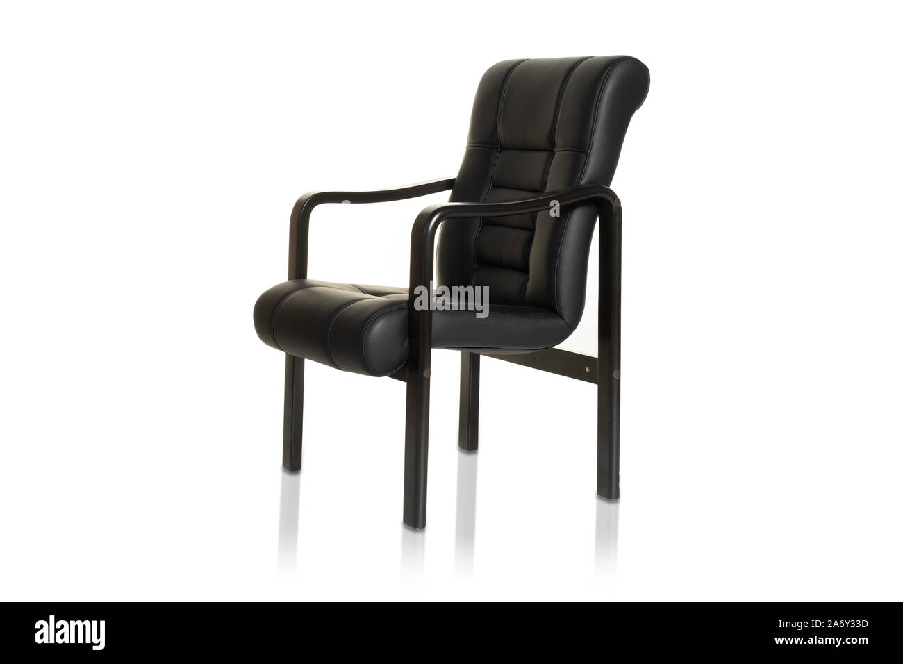 a comfy chair on a white background Stock Photo - Alamy