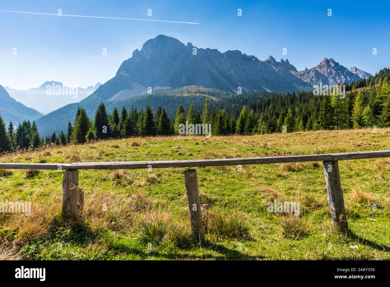Valley of the Piave, Calvi refuge on the slopes of Mount Peralba ...