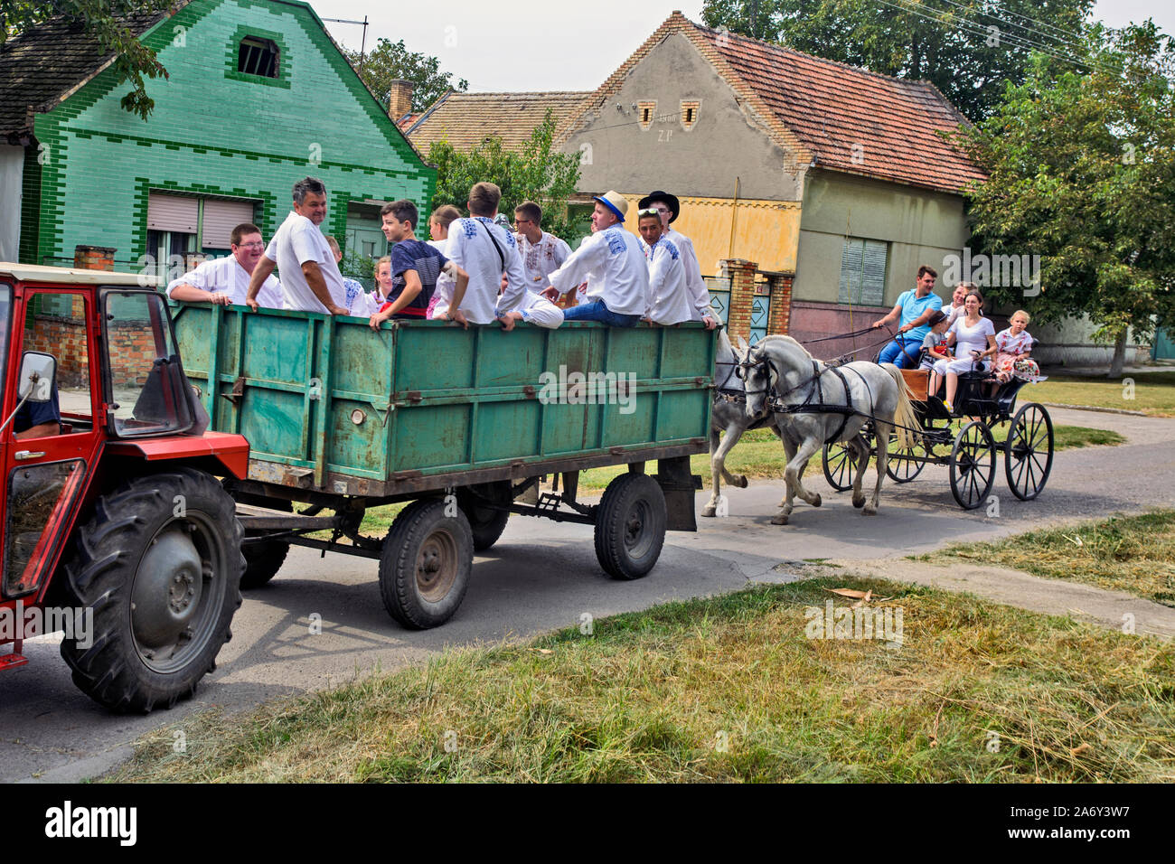 ARADAC, SERBIA, September 7, 2019. Traditional celebration of the ...