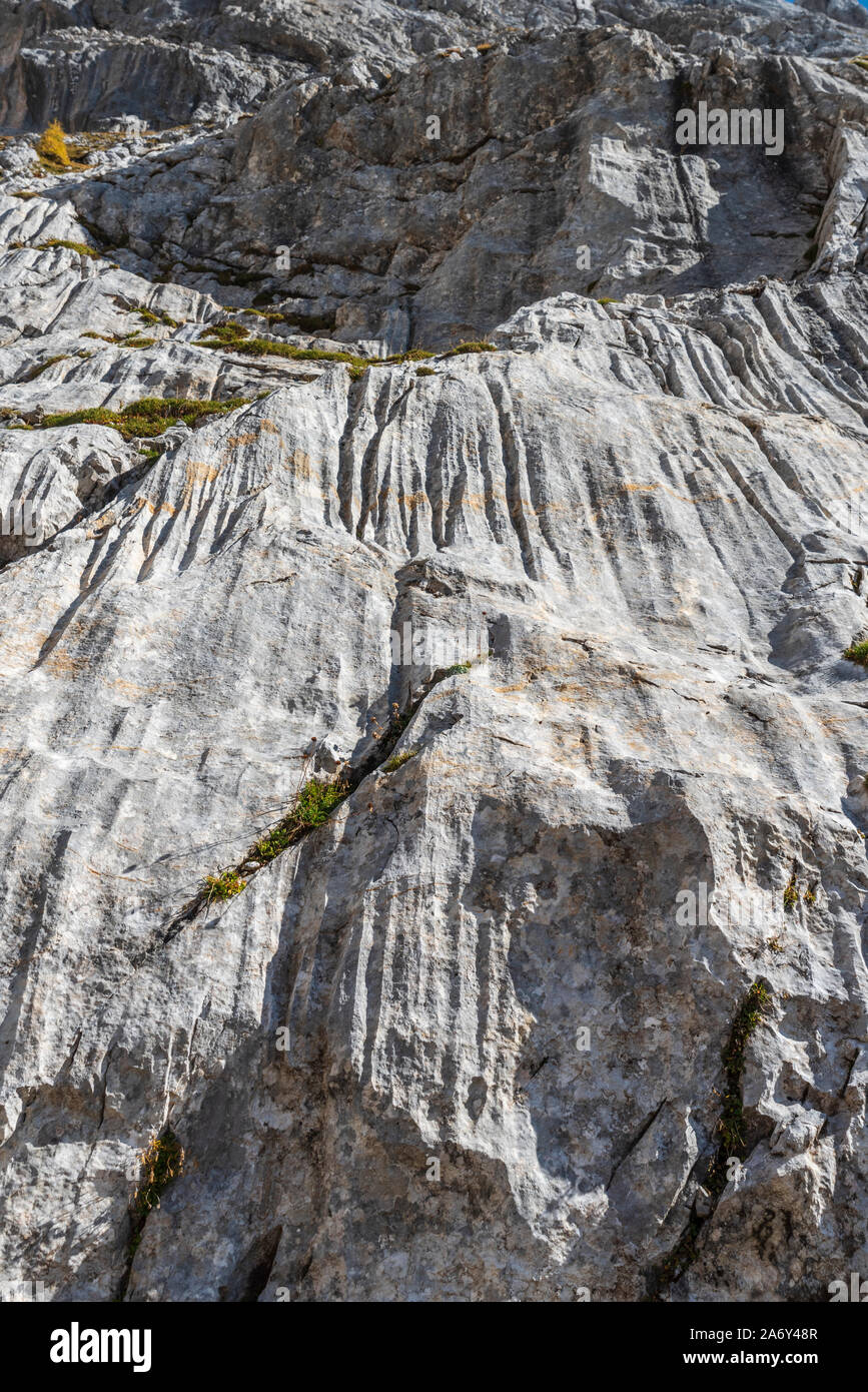 Valley of the Piave, Calvi refuge on the slopes of Mount Peralba ...