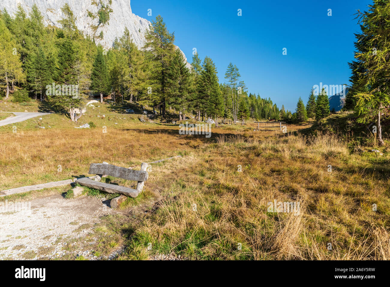 Valley of the Piave, Calvi refuge on the slopes of Mount Peralba ...