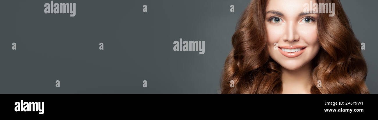 Beautiful woman face close up. Pretty female face Stock Photo - Alamy