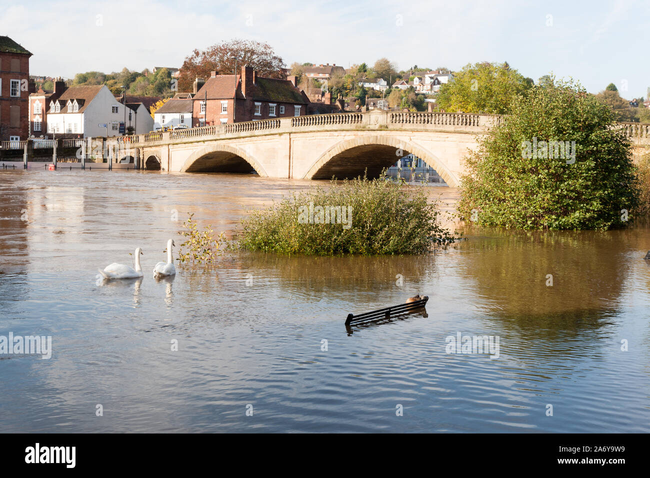 Flooding in bewdley hi-res stock photography and images - Alamy