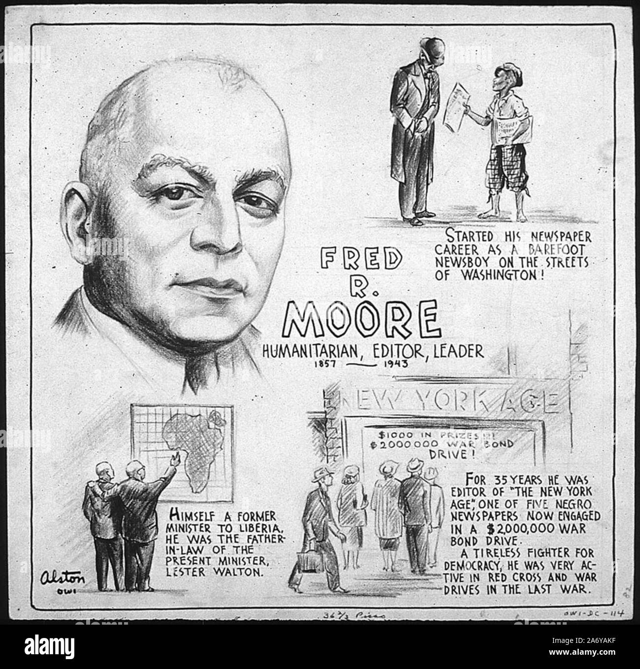 famous american hero illustration Stock Photo - Alamy