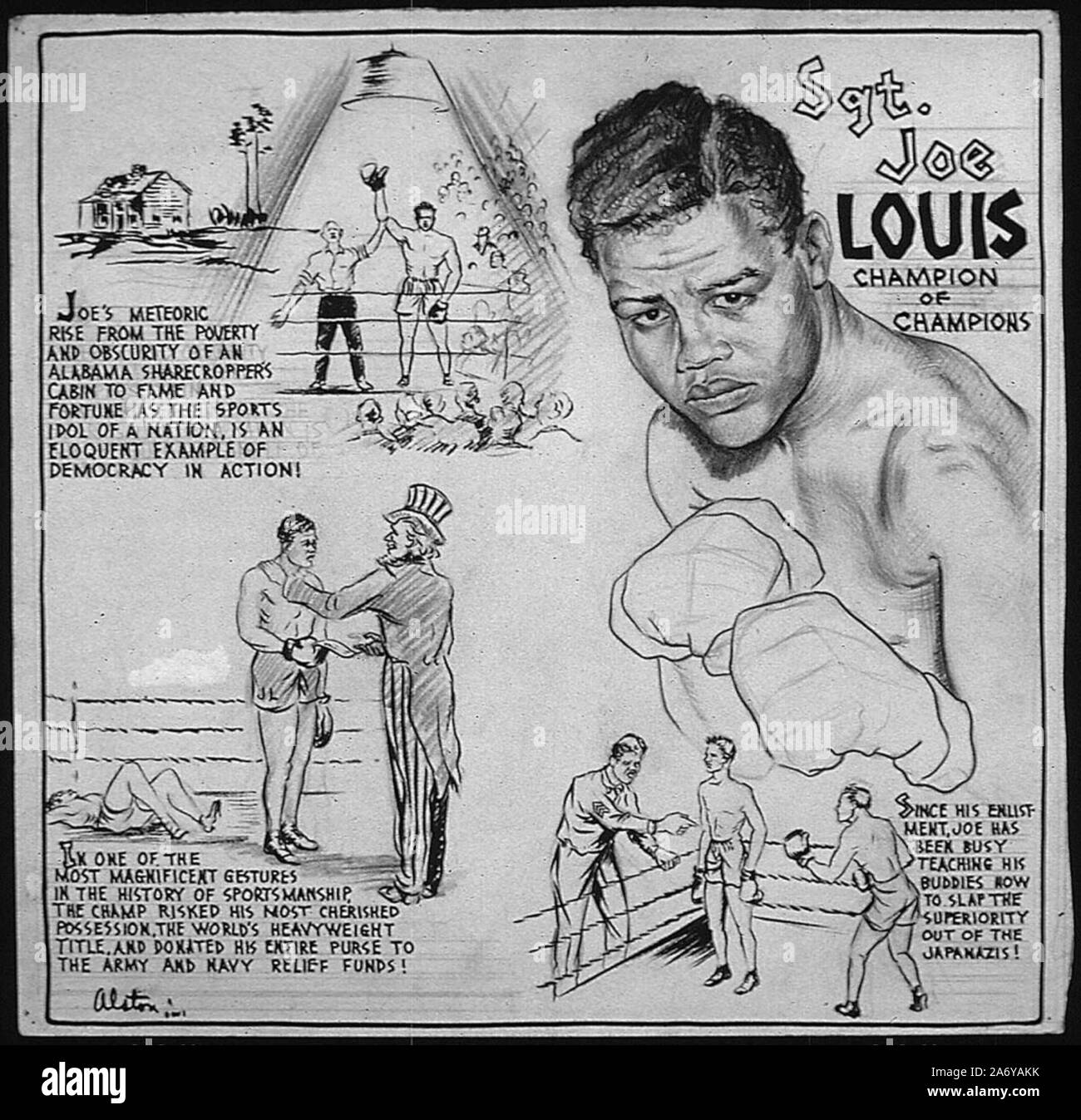 famous american hero illustration Stock Photo - Alamy