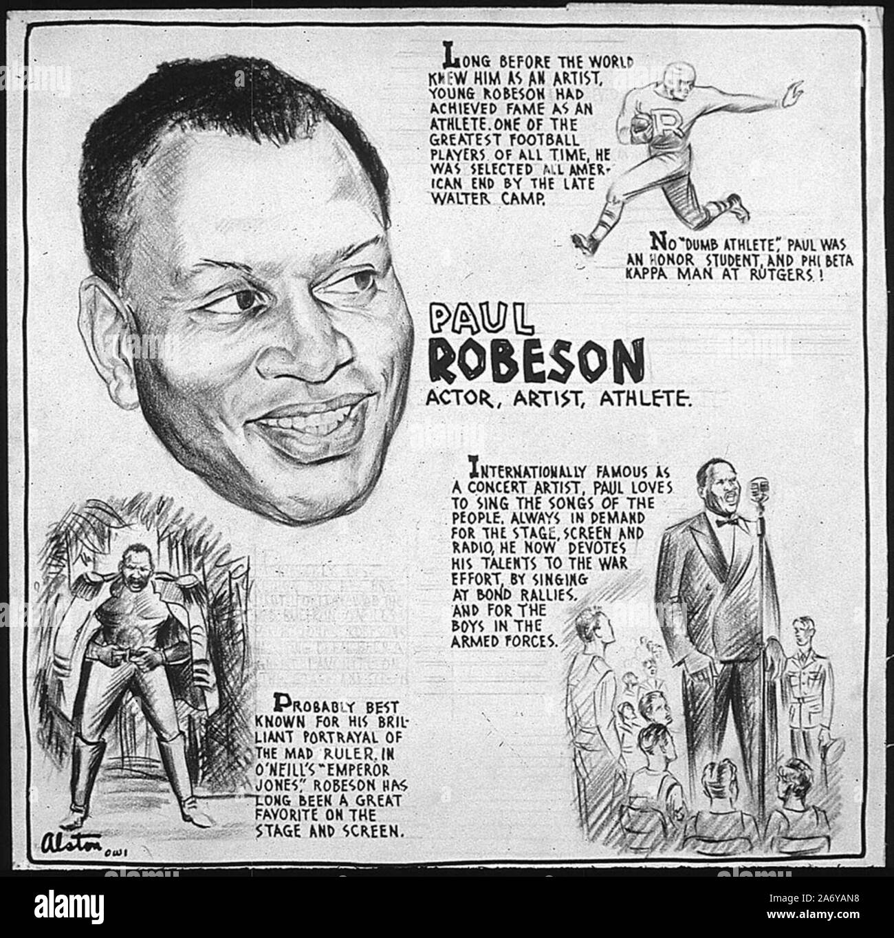 famous american hero illustration Stock Photo - Alamy