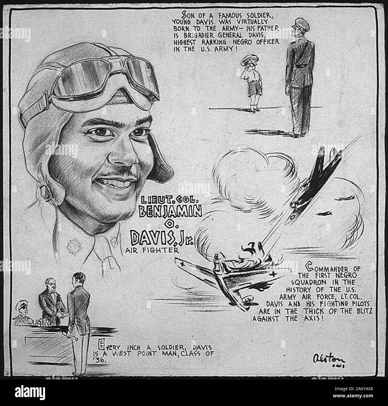 famous american hero illustration Stock Photo - Alamy