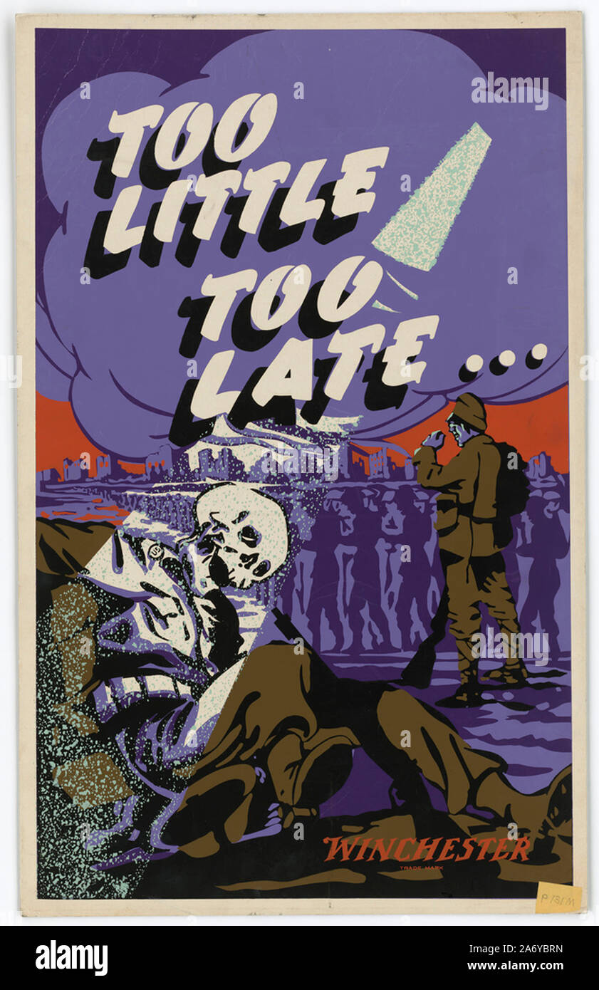 vintage war poster propaganda illustrated artwork Stock Photo - Alamy