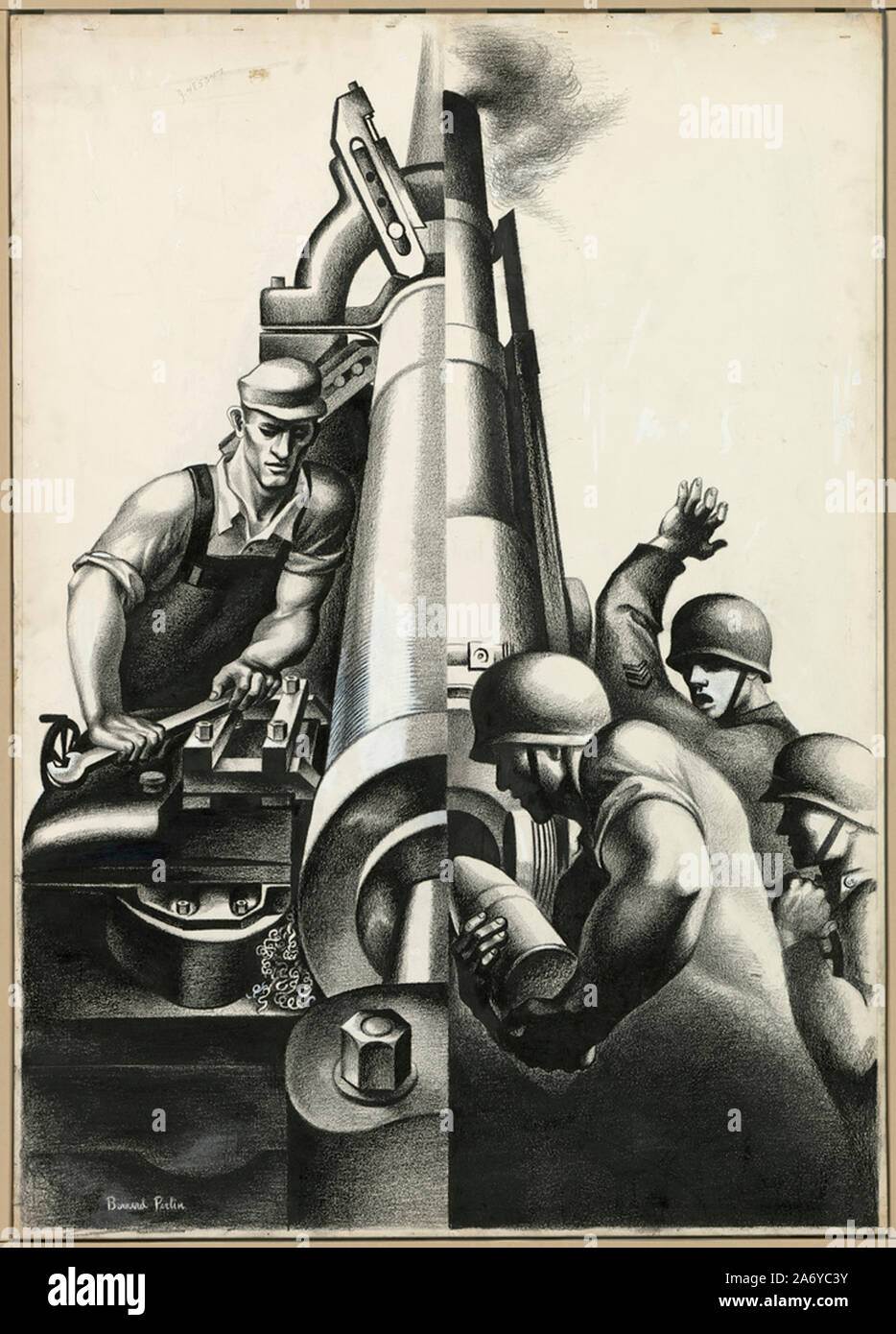vintage war poster propaganda illustrated artwork Stock Photo - Alamy