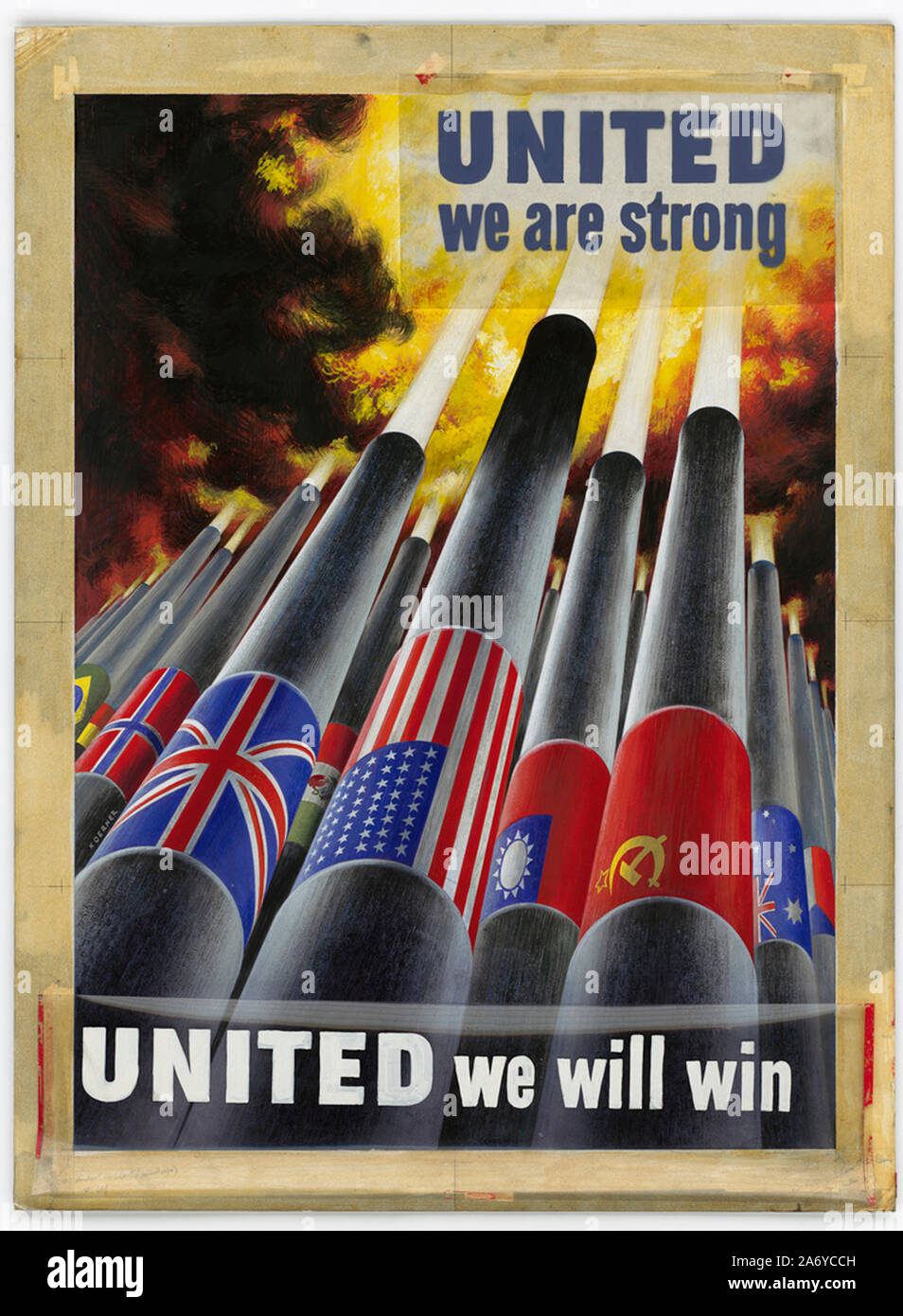 Wwii art deco illustration hi-res stock photography and images - Alamy