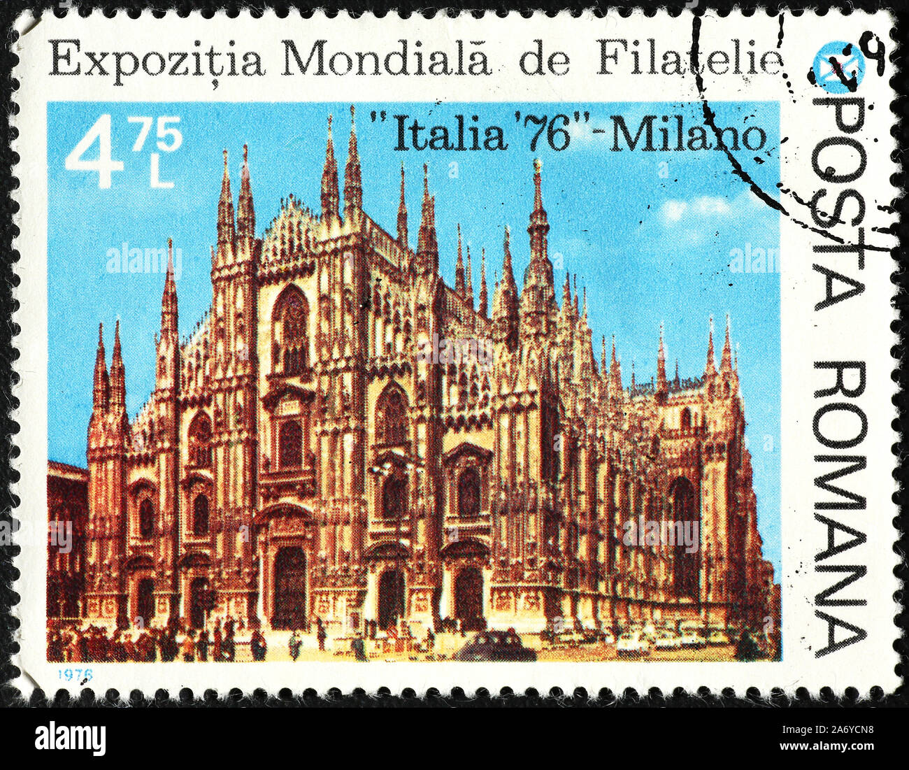 Milano stamp duomo hi-res stock photography and images - Alamy
