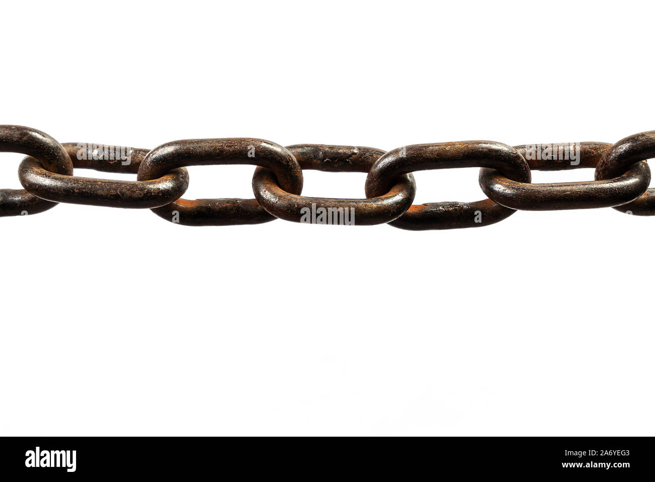 Old chain isolated on Cut Out Stock Images & Pictures - Alamy