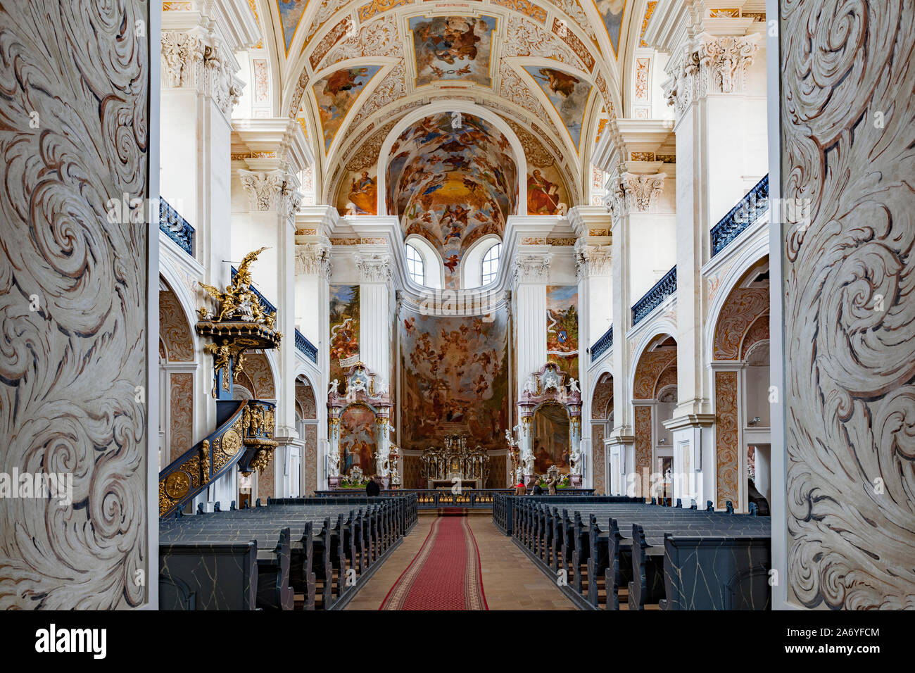 Beautiful Baroque Church Interior High Resolution Stock Photography and ...