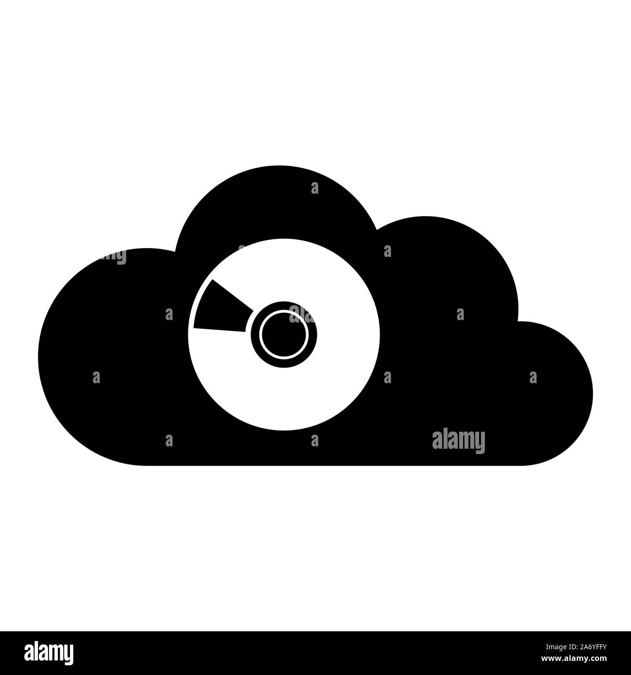 Disc and cloud Stock Photo - Alamy