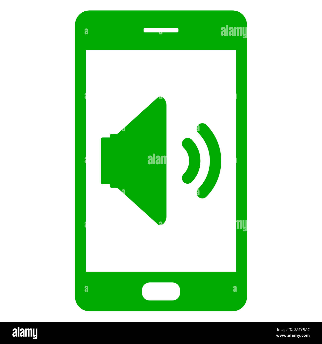 Speaker and smartphone Stock Photo - Alamy