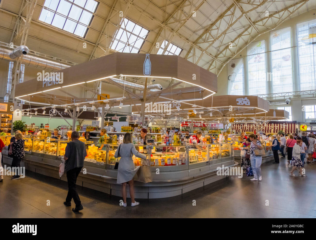 Riga market hall hi-res stock photography and images - Alamy