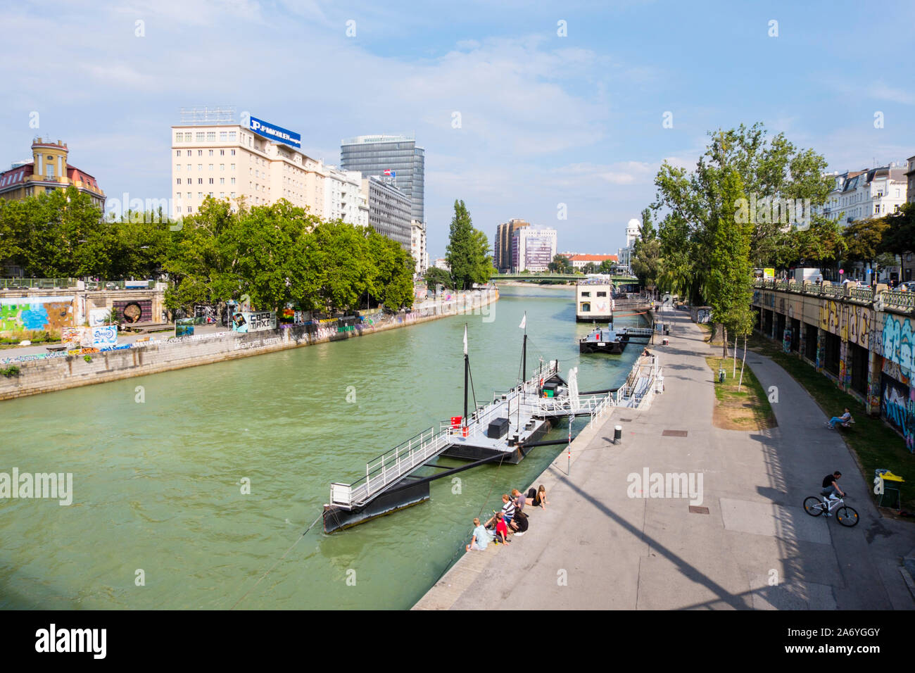 Donaukanal, Vienna, Austria Stock Photo - Alamy
