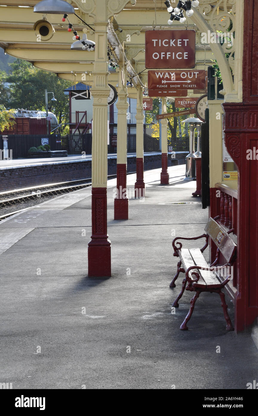 Keighley Railway station, KWVR 3, Keighley and Worth Valley Railway ...