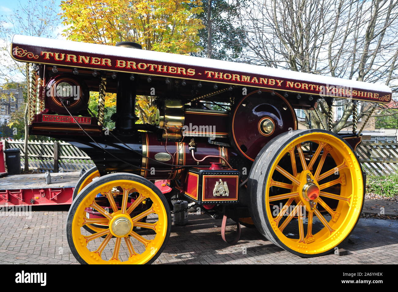 Yorkshire Belle, steam engine, Ingrow station, KWVR, Keighley and Worth ...