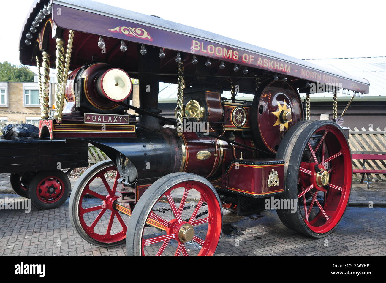 Galaxy, steam engine, Ingrow station, Keighley and Worth Valley Railway ...