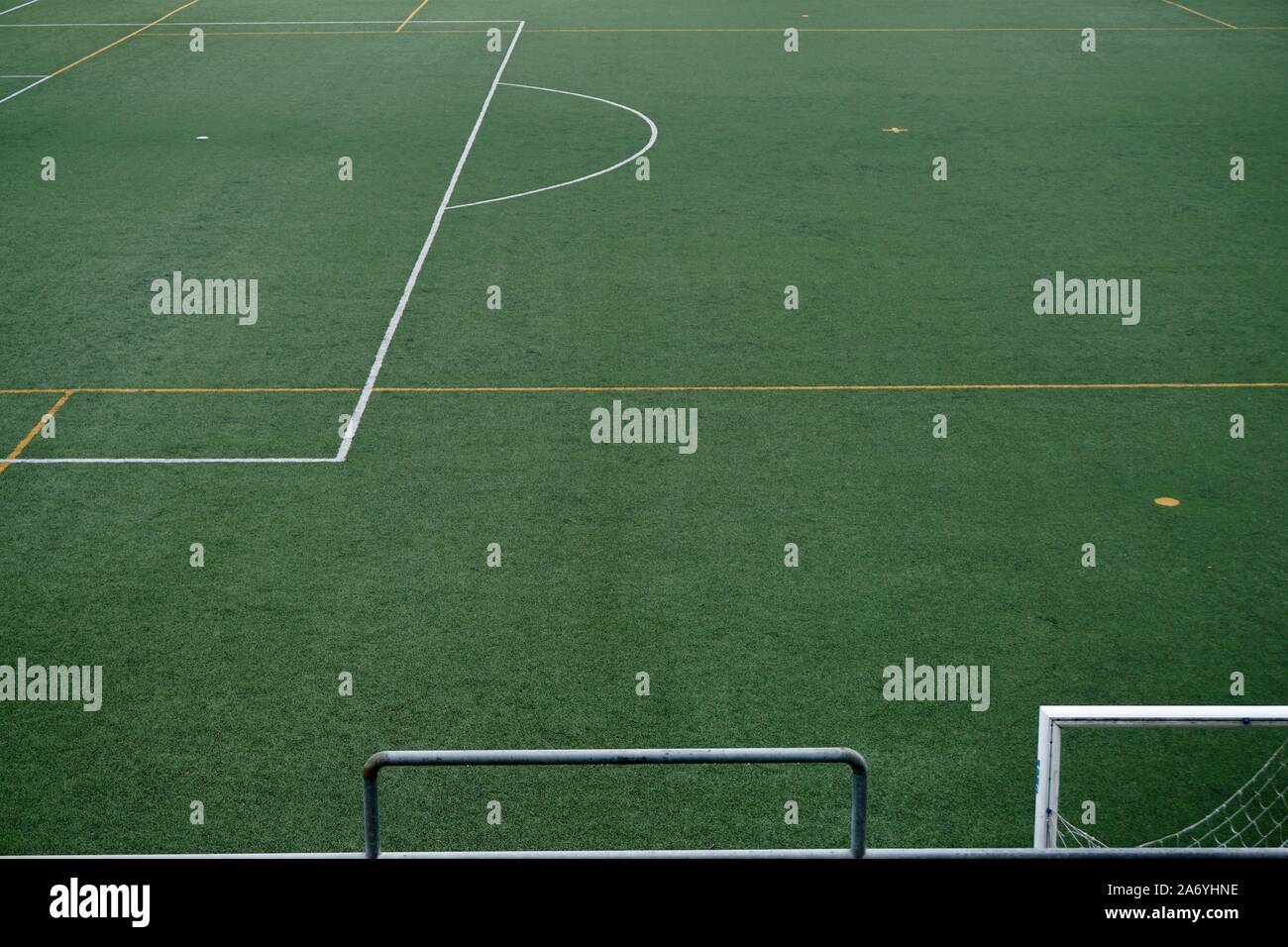 Empty soccer field and stadium hi-res stock photography and images - Alamy