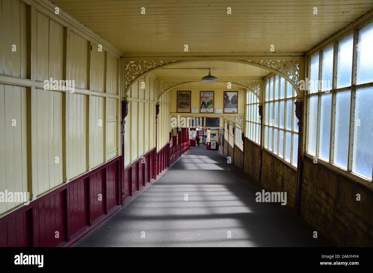 Entrance to Keighley Station, KWVR , Keighley and Worth Valley Railway ...