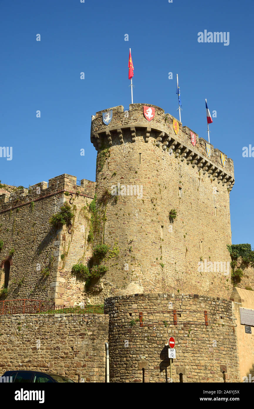 Château d'Avranches Normandie Avranches castle Normandy Stock Photo - Alamy