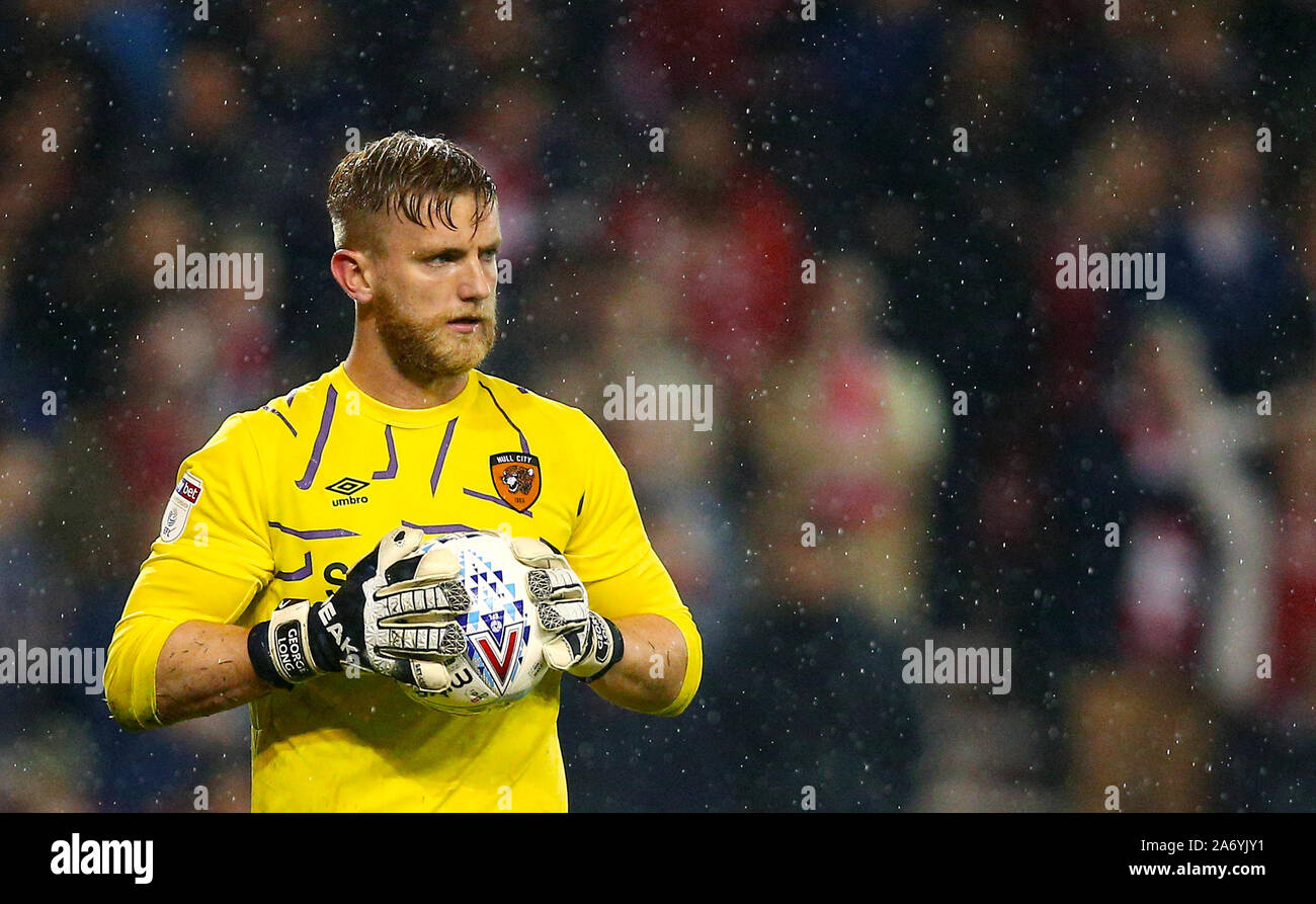 Hull City goalkeeper George Long Stock Photo - Alamy