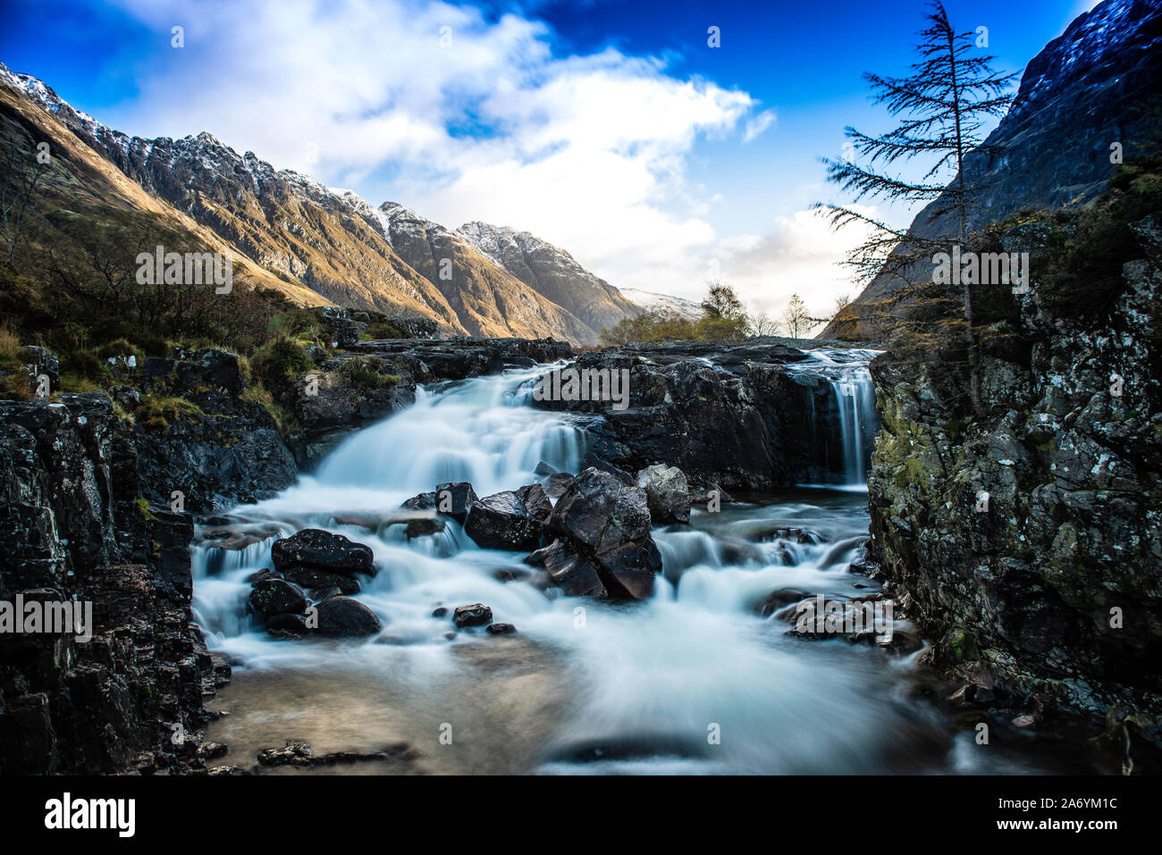 River coe, Glencoe, Highlands, scotland, UK Stock Photo - Alamy