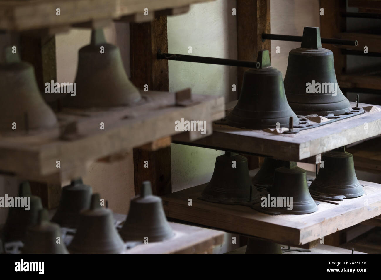 historical bell making Stock Photo - Alamy