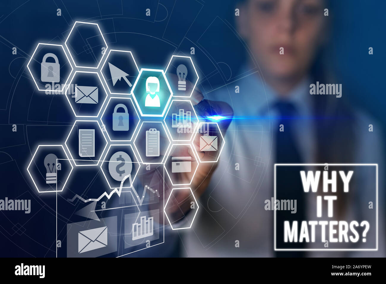 Text sign showing Why It Matters Question. Business photo text most ...