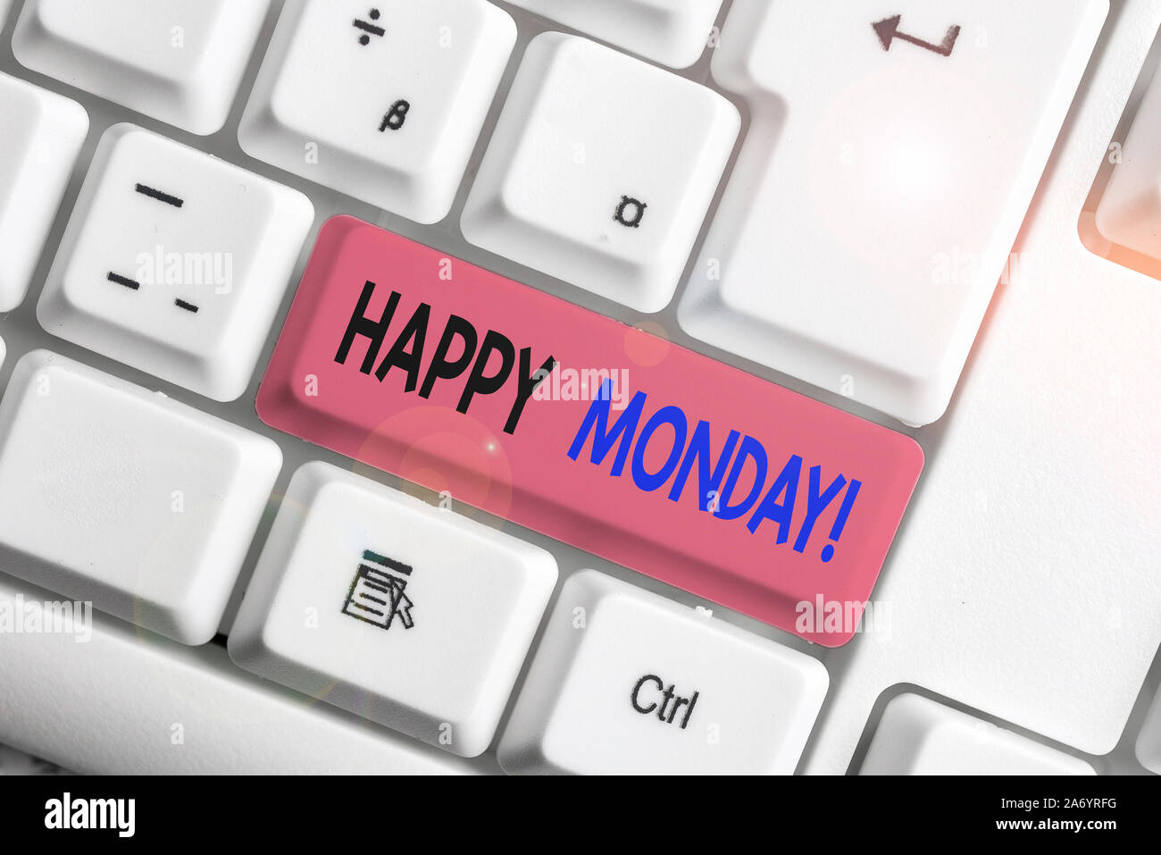 Conceptual hand writing showing Happy Monday. Concept meaning telling ...