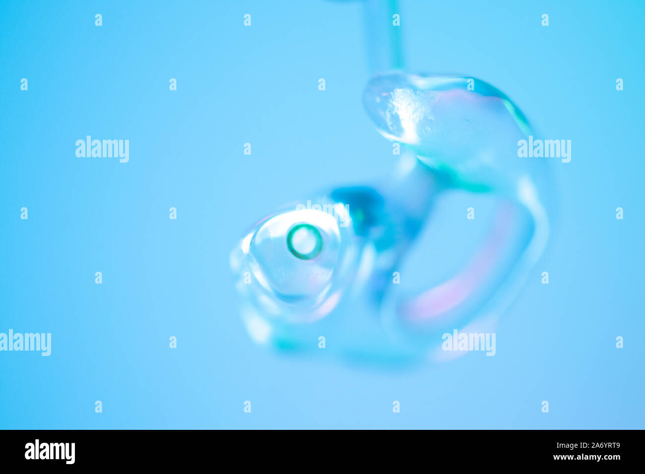 Modern digital hearing aid for deafness and deaf people Stock Photo - Alamy