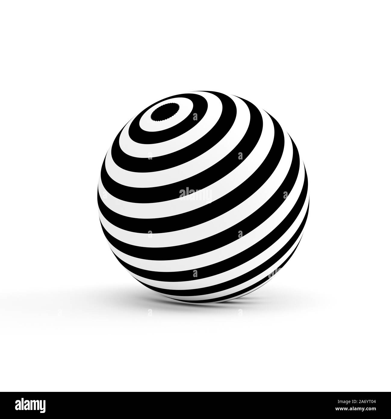 White abstract background with balls and black lines. 3d rendering, 3d ...