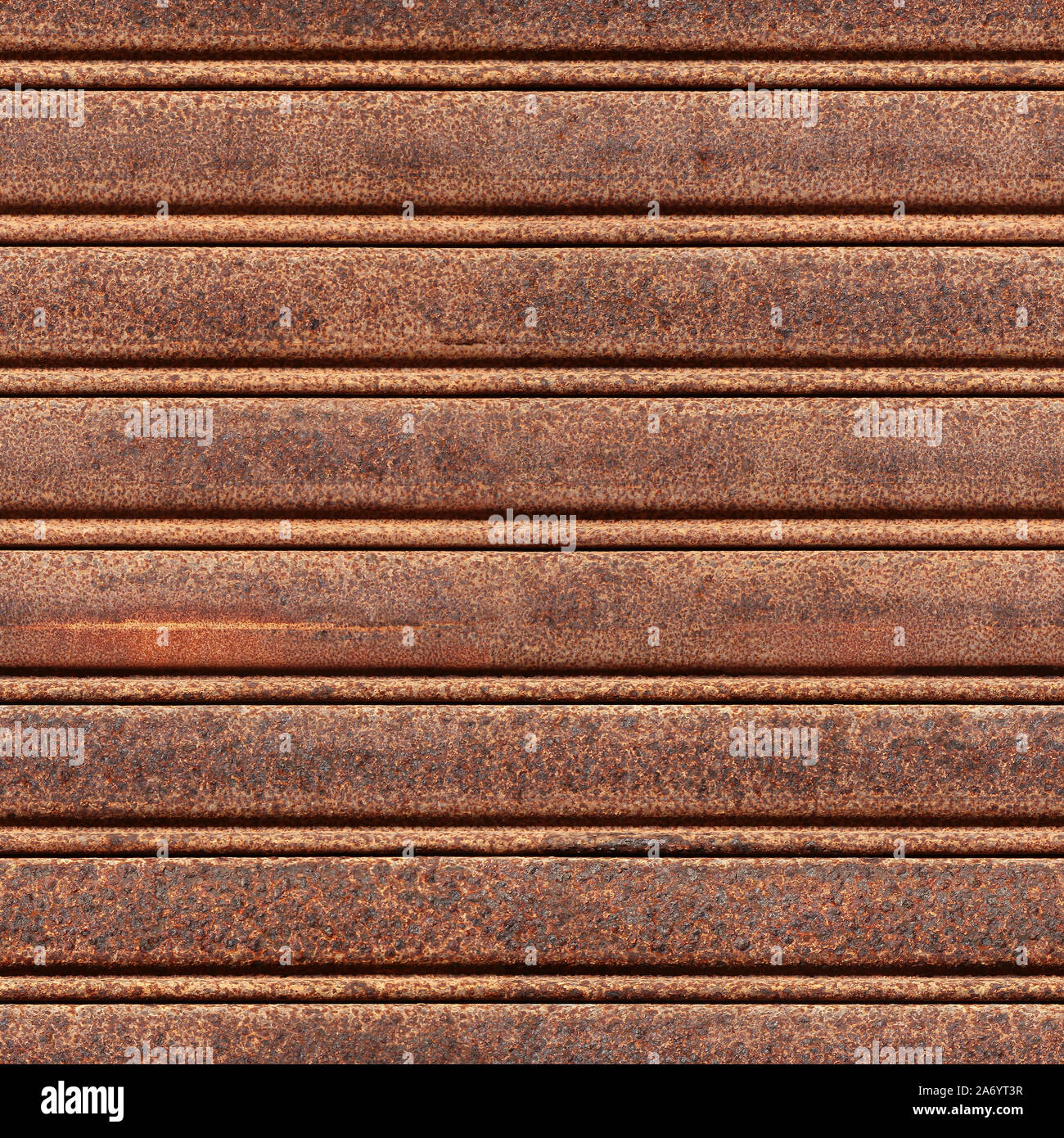Seamless texture of old rusty rolling steel door. Marina di Pisa. Italy ...